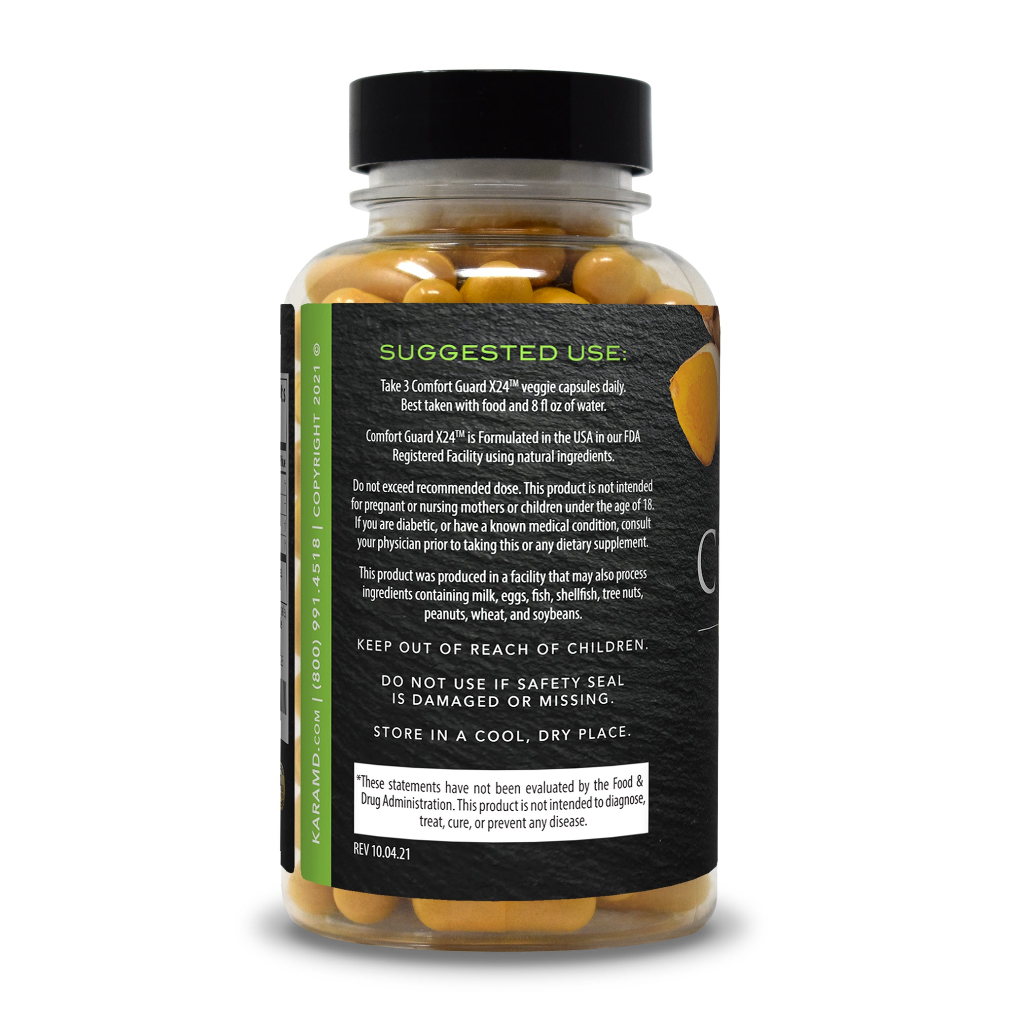 Comfort Guard Natural Pain Relief Supplement By KaraMD®